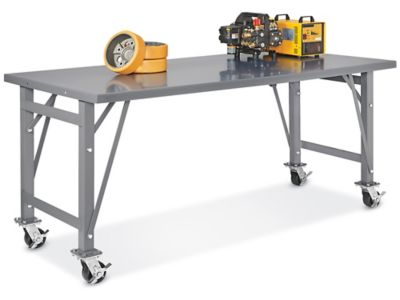 Rolling Steel Tables, Mobile Steel Assembly Tables in Stock - Uline.ca