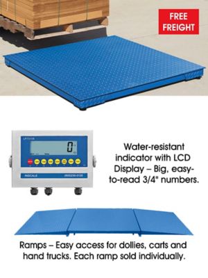 All-Weather Low Profile Floor Scales - Uline