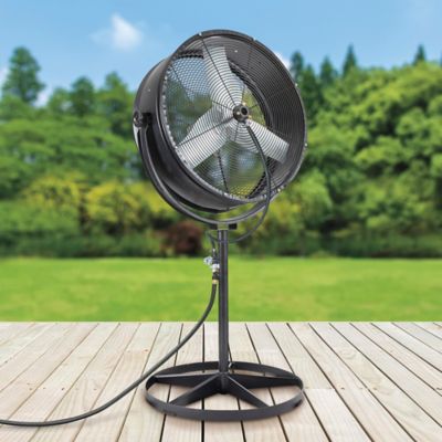 Pedestal Misting Fan in Stock - Uline.ca
