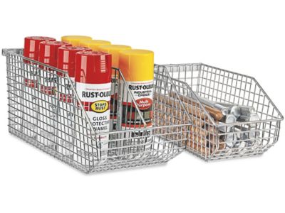 Wire Mesh Bins in Stock - ULINE.ca