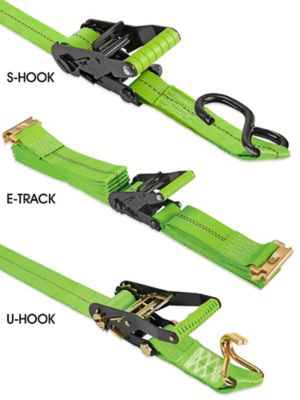 Uline Hi-Vis Ratchet Tie Downs in Stock - ULINE.ca