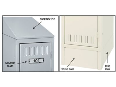 Locker Accessories, Locker Base Plates in Stock - ULINE