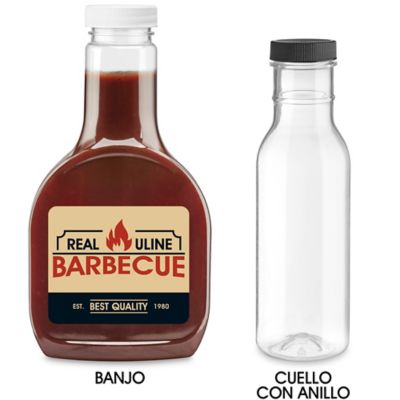 Botellas de Plástico para Salsa en Existencia - ULINE