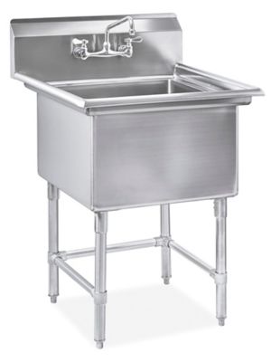 Stainless Steel Utility Sink in Stock - ULINE
