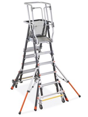 Safety Cage Ladders in Stock - ULINE.ca