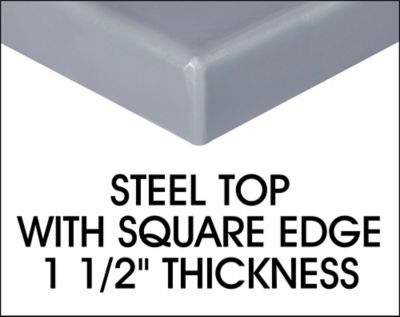 Mobile Welded Steel Table - 72 x 36" H-4997 - Uline