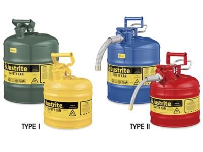 Gas Cans, 5 Gallon Gas Cans, Metal Gas Cans in Stock - ULINE