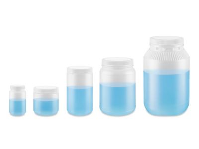 Round Wide-Mouth Plastic Jars in Stock - ULINE.ca
