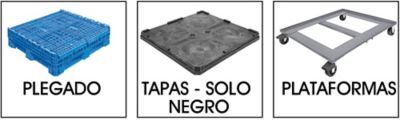 Gaylord de Plástico, Contenedores Plegables para Envíos en Existencia ...