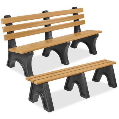 Recycled Plastic Benches - ULINE