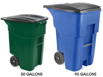 Bacs de recyclage à roues en stock - ULINE.ca