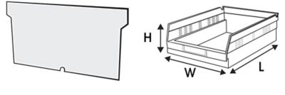 Clear Plastic Shelf Bins in Stock - ULINE