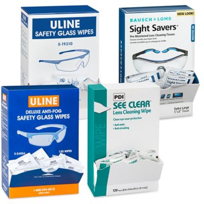 Lens Wipes, Safety Glass Wipes in Stock - ULINE