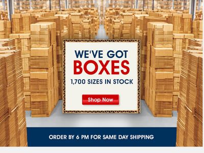 ULINE - Shipping Boxes, Shipping Supplies, Packaging Materials, Packing ...