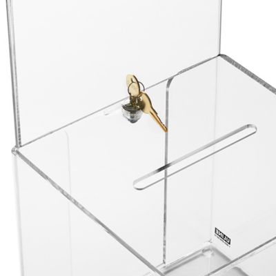 Uline Acrylic Boxes Box Of 1000 Uline S 2591 5 1/2in X 8in Clear