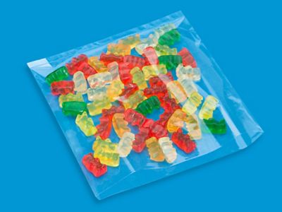 Flat polypropylene bags store
