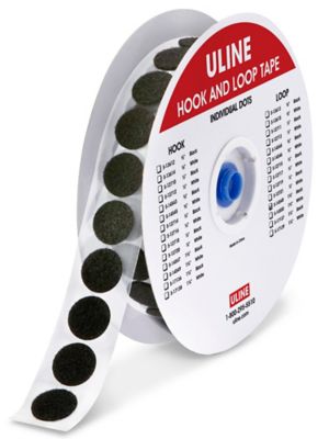 Tape Dots Loop Black 1 3 8 S 14548 Uline