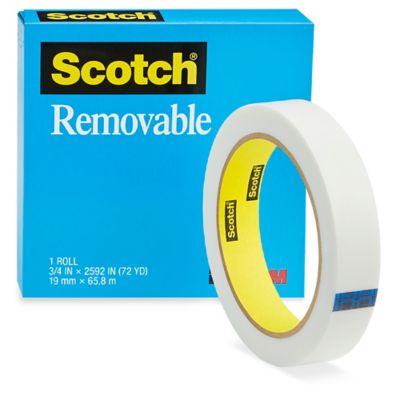 3M 811 Scotchᴹᴰ – Ruban adhésif décollable – 3/4 po x 72 vg S-15935 - Uline