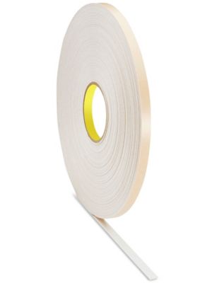 3M 4492 Double-Sided Foam Tape - 1/2" x 72 yds, White S-16149W - Uline