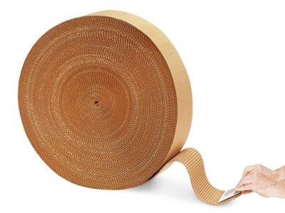 Rollo de Envoltura de Cartón Corrugado - Flauta A, 6" x 250' S-1673 - Uline