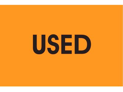 Inventory Control Labels - "Used", 2 x 3" S-17020 - Uline