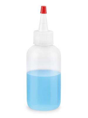 Boston Round Squeezable Bottles - 4 oz S-17041 - Uline