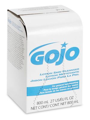 GOJO® Lotion Skin Cleanser Soap Refill Box - 800 mL S-17278 - Uline