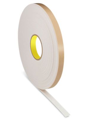 3M 4496 Double-Sided Foam Tape - 3/4" x 36 yds, White S-17412W - Uline