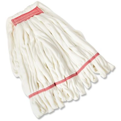 Heavy Duty Microfiber Wet Mop Head 24 Oz White S 18367w Uline