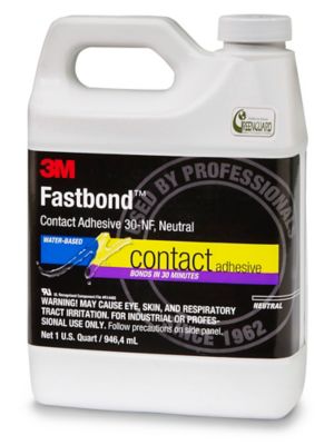 3M 30NF Contact Adhesive - 1 Quart, Neutral S-18900N - Uline
