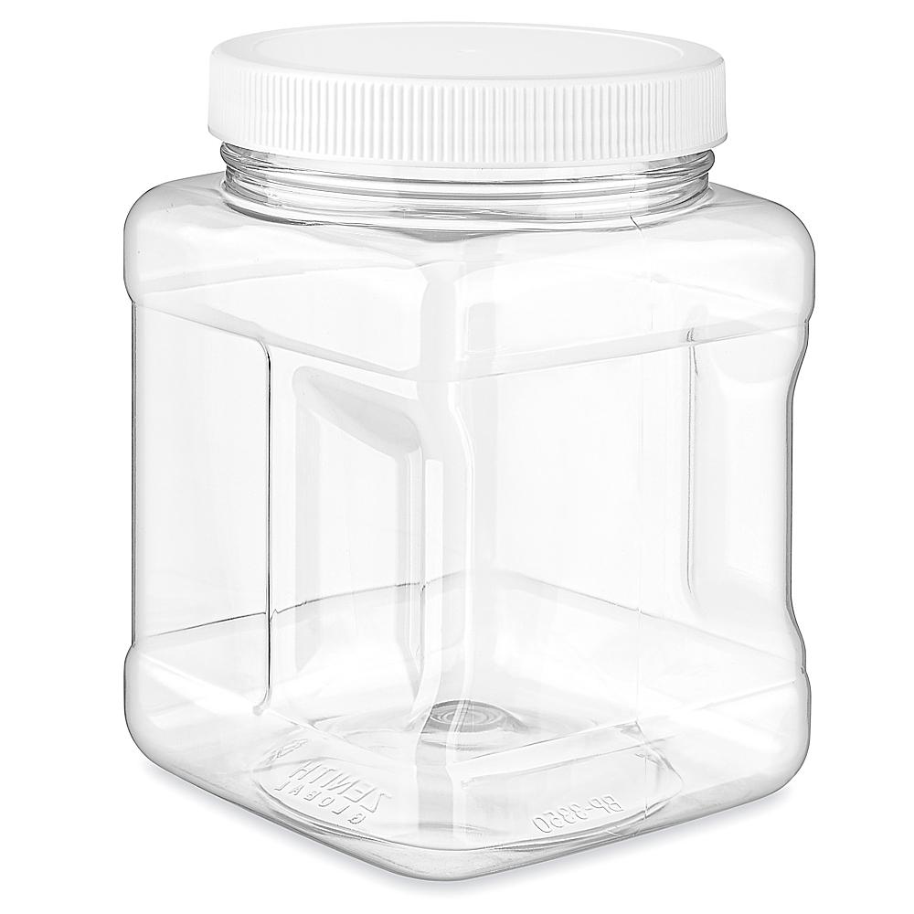 Plastic Grip Jars - 32 oz S-19294 - Uline Plastic Grip Jars - 32 oz S-19294 - Uline