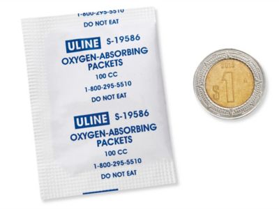 Paquetes Absorbentes de Oxígeno - 100 cc S-19586 - ULINE
