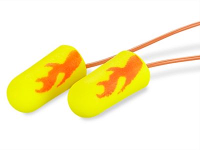 3M E.A.Rsoft™ Yellow Neon Blasts™ Earplugs - Corded S-20902 - Uline