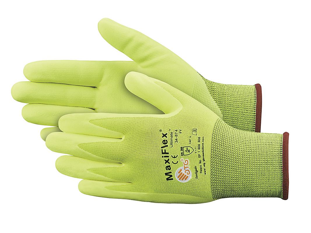 MaxiFlex® 34-874FY Micro-Foam Nitrile Coated Gloves - Large S-21281-L ... MaxiFlex® 34-874FY Micro-Foam Nitrile Coated Gloves - Large S-21281-L ...