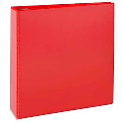 Avery 3-Ring Heavy Duty View Binder - 2", Red S-21761R - Uline