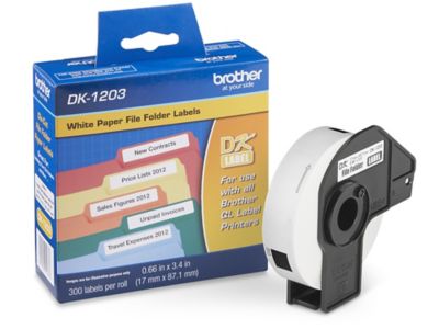 Brother® QL Series DK1203 Labels - .66 x 3.4" S-21865 - Uline