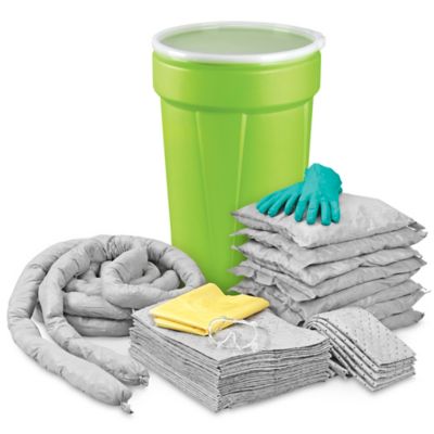 Hi-Vis Universal Spill Kit - 55 Gallon Drum S-22746 - Uline