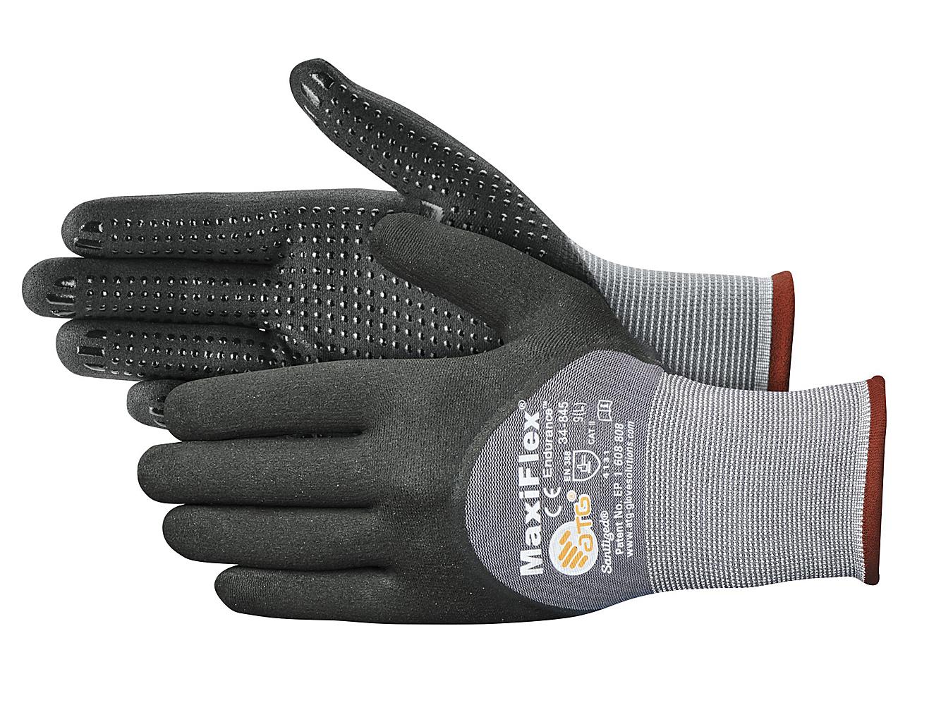 MaxiFlex® 34-845 Micro-Foam Nitrile Coated Gloves - Large S-22777-L - Uline MaxiFlex® 34-845 Micro-Foam Nitrile Coated Gloves - Large S-22777-L - Uline