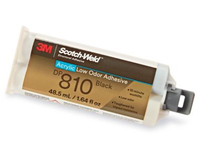 3M DP810 Low Odor Acrylic Adhesive - Black S-22858 - Uline