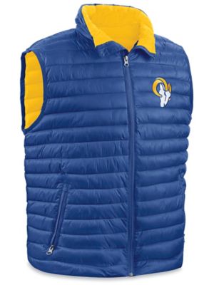 NFL Vest - Los Angeles Rams, Medium S-23078RAM-M - Uline