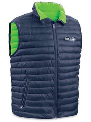 NFL Vest - Seattle Seahawks, XL S-23078SEA-X - Uline