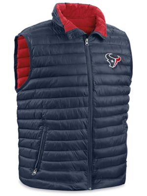 Chaleco NFL - Houston Texans, XL S-23078TEX-X - Uline
