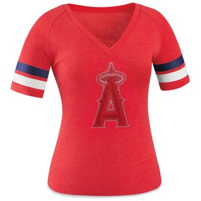 Playera para Mujer MLB - Los Angeles Angels, Chica S-23253CAL-S - Uline