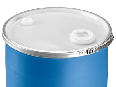70 Gallon Blue Plastic Barrel Petroleum Jelly Packing : New Steel Drum