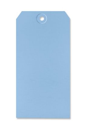 Shipping Tags - #8, 6 1/4 x 3 1/8", Blue S-2416BLU - Uline