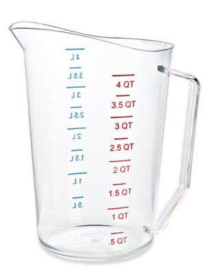 Cambro® Commercial Measuring Cups - 4 Quart S-24379-S1 - Uline