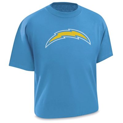 NFL T-Shirt - Los Angeles Chargers, 2XL S-24721LAC2X - Uline