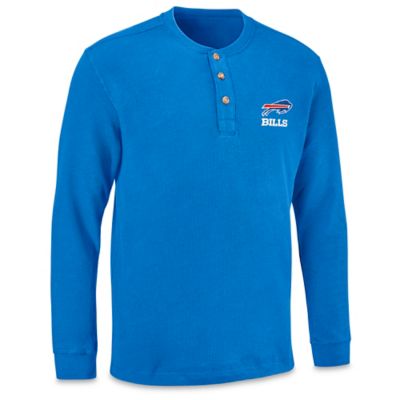 NFL Henley - Buffalo Bills, Large S-25077BUF-L - Uline