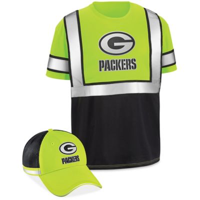 NFL Hi-Vis Workwear Combo - Green Bay Packers, XL S-26079GRE-X - Uline