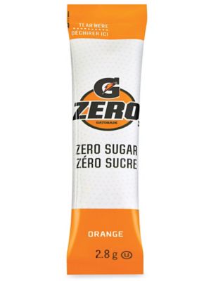 Gatorade® Zero Single Packs - Orange S-26263ORG - ULINE